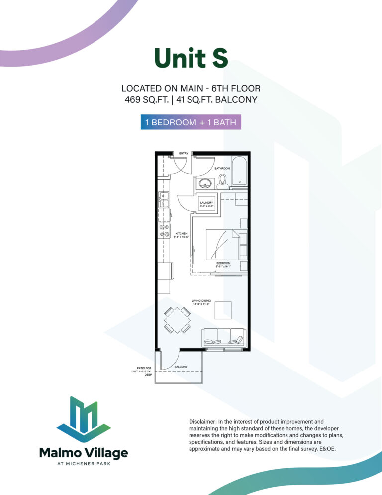 55+ Apartment Floor Plans in Edmonton | Malmo Village